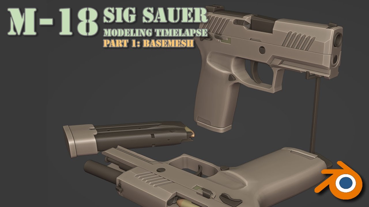 M18 - 3d Modeling Timelapse (Part1: BaseMesh) - YouTube
