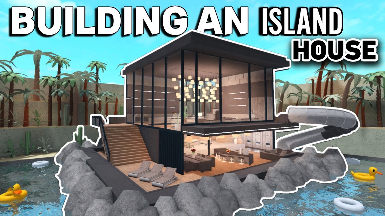BUILDING AN ISLAND HOUSE IN BLOXBURG - YouTube
