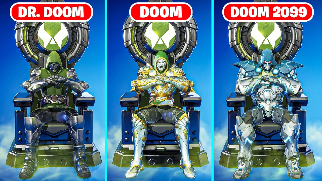 Fortnite VICTORY VON DOOM EMOTE on All Doom Skins! - YouTube