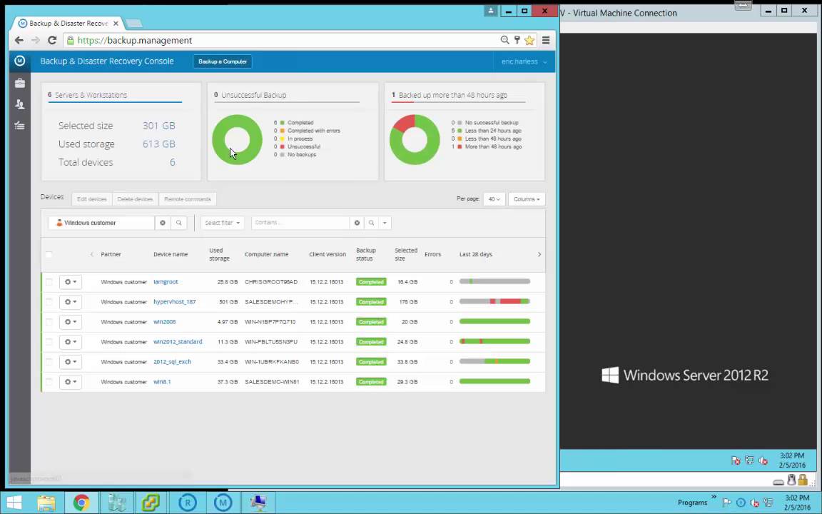 Solarwinds Backup: 20k File Restore - YouTube