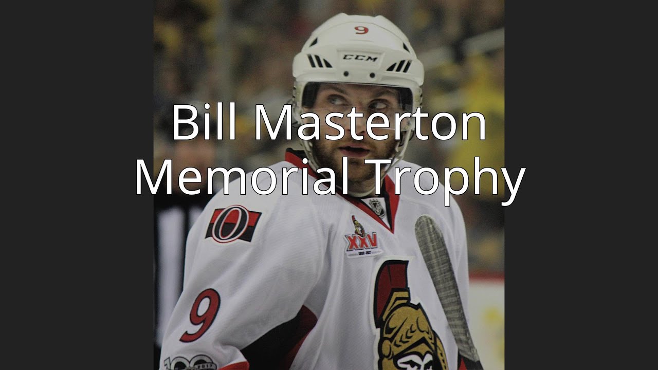 Bill Masterton Memorial Trophy - YouTube