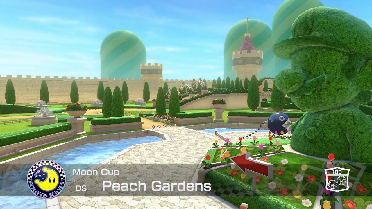DS Peach Gardens - 100cc Grand Prix || Mario Kart 8 Deluxe + Booster ...
