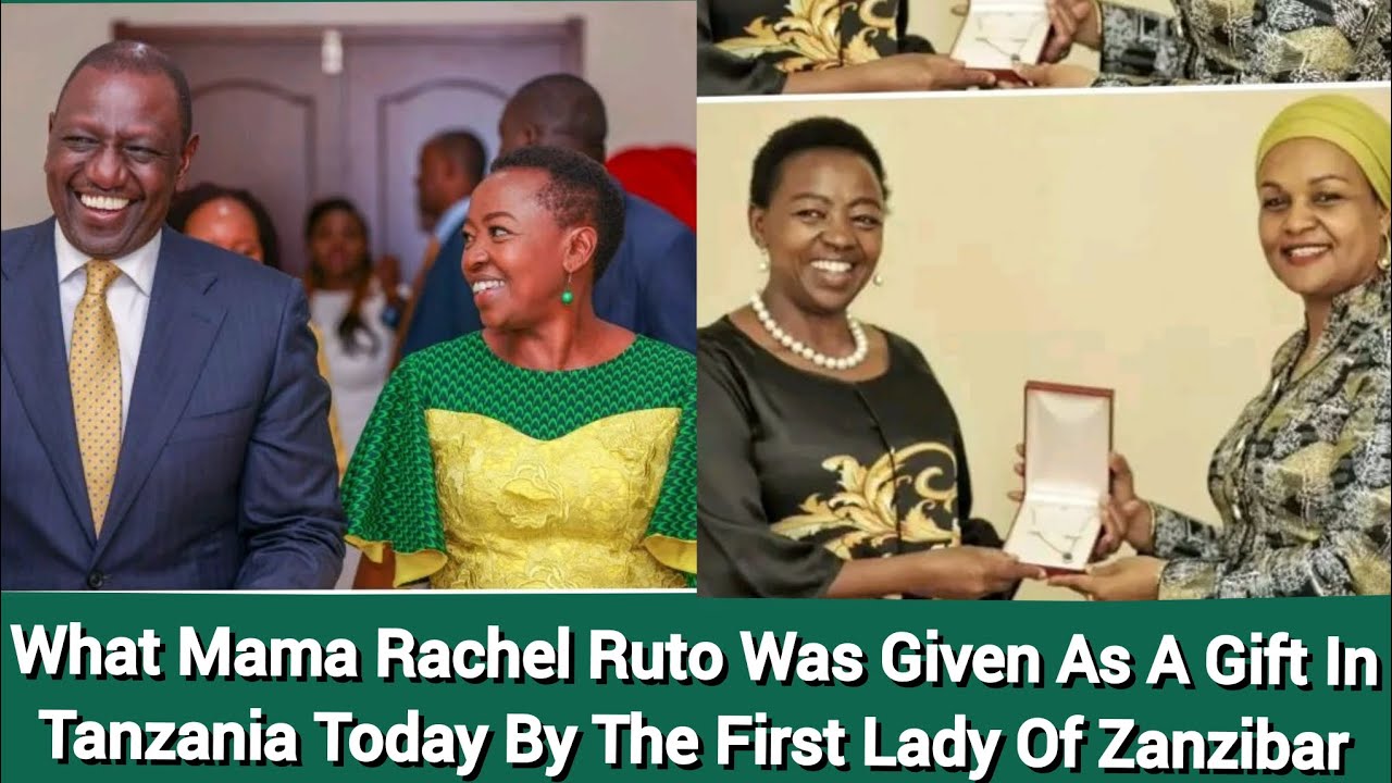 What Mama Rachel Ruto Was Given As A Gift In Tanzania Today By The ...