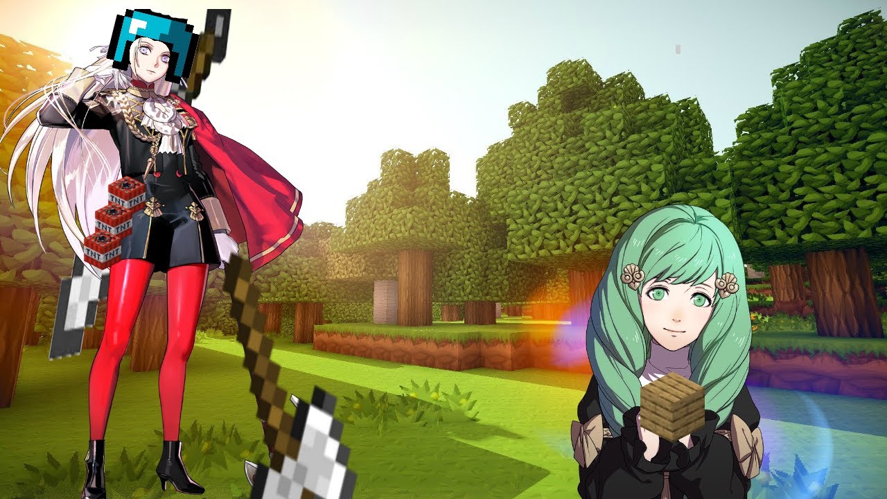 Fire Emblem: Three Houses Students Play Minecraft - YouTube