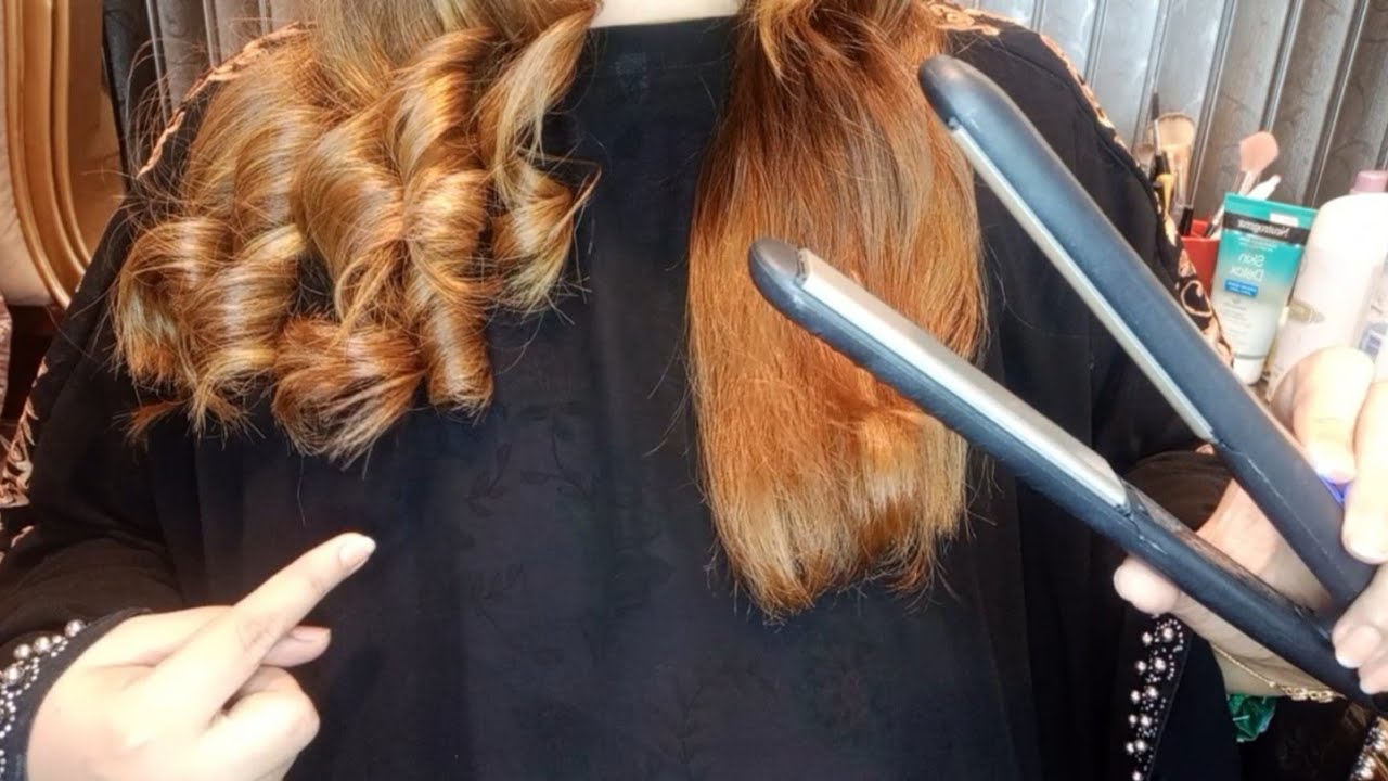 How to do Curls with straightener | perfect ironing curls | Perfect ...