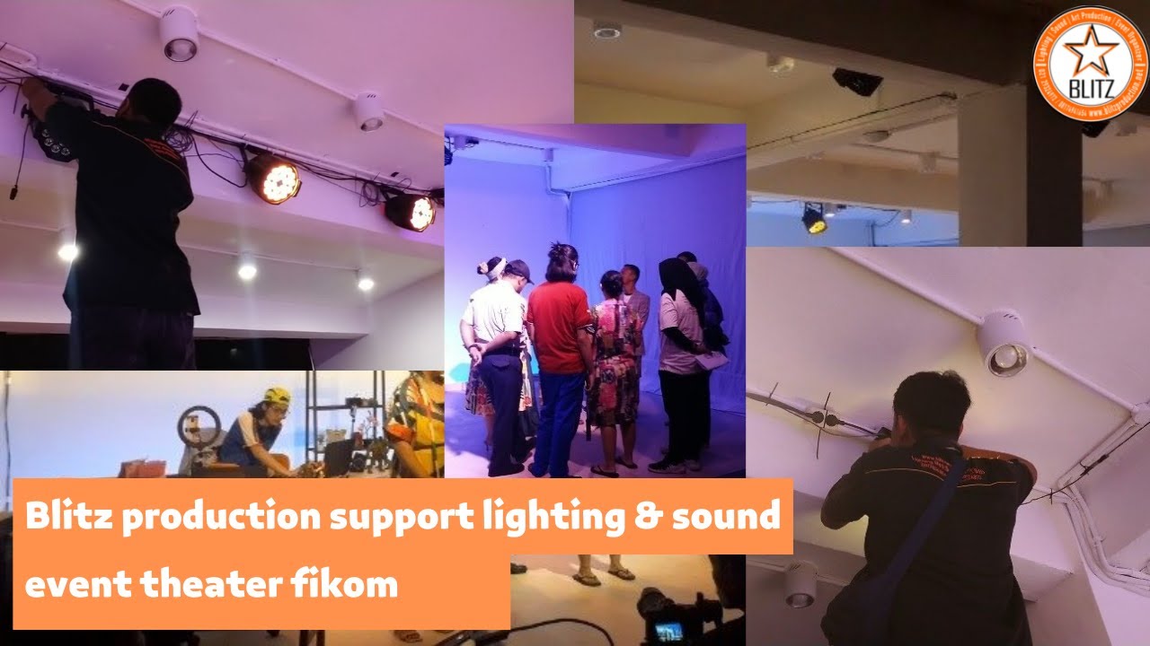 TATA CAHAYA UNTUK PENTAS TEATER FIKOM - YouTube