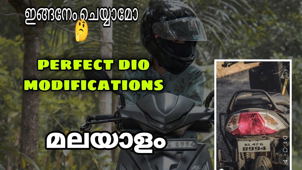 pleasure grab on dio? 🤔 how to fix grab rail in dio മലയാളം - YouTube