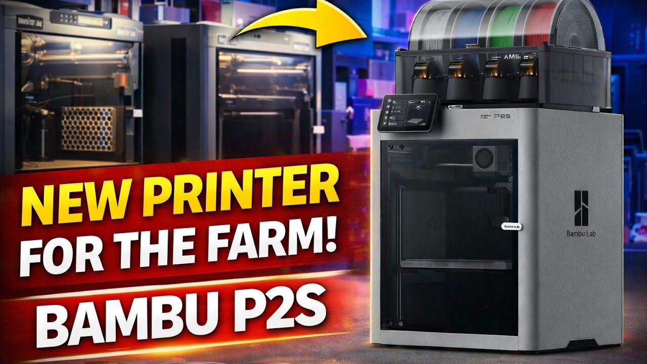 The Print Farm Is EXPANDING 👀 | The TRUTH about adding a P2S!! - YouTube