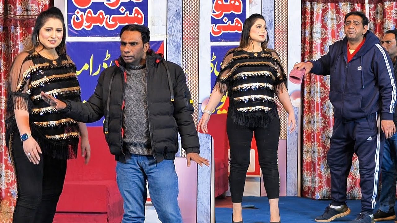 Azeem Vicky With Kiran Khan & Shari Khan | New Best Comedy | Punjabi ...