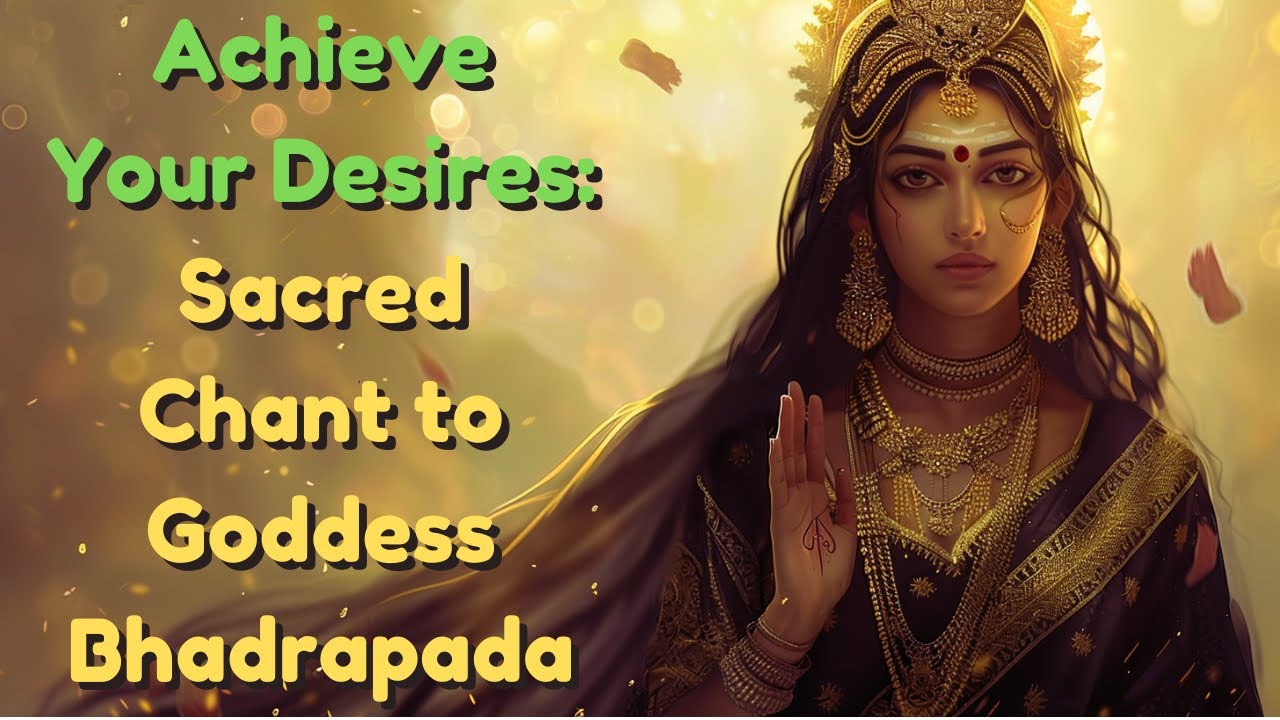Achieve Your Desires: Sacred Chant to Goddess Bhadrapada - YouTube