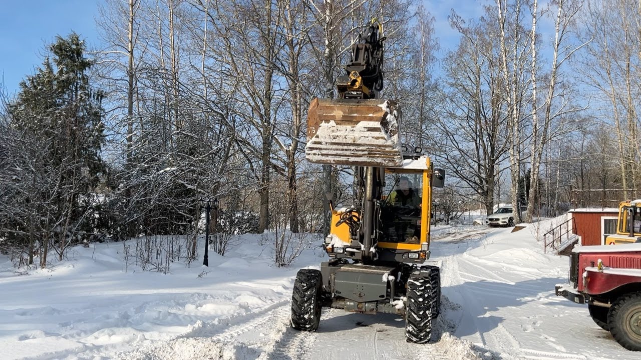 Köp Grävmaskin Volvo EW50 på Klaravik - YouTube