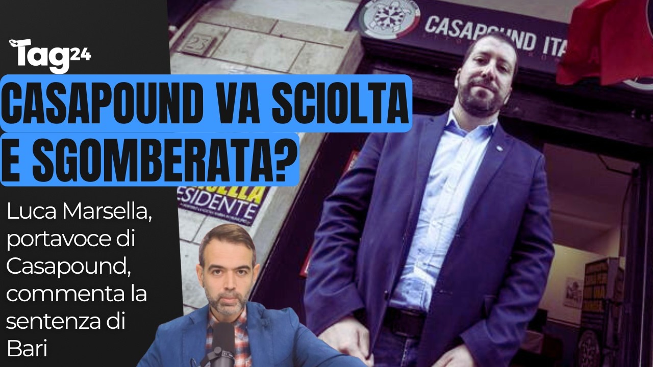 Casapound va sciolta e sgomberata? Il portavoce Luca Marsella commenta ...