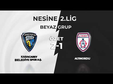 Karacabey Belediye Spor 2-1 Altınordu | Maç Özeti