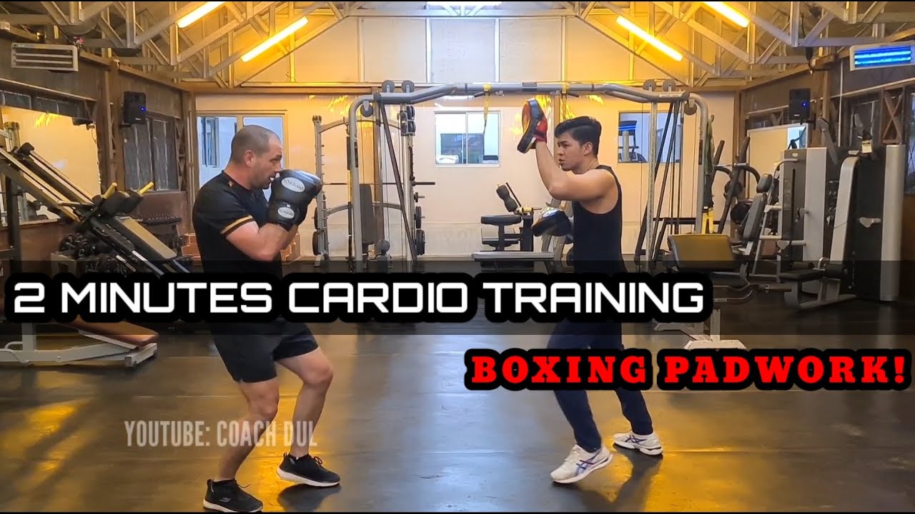 Latihan Padwork 2 menit, rasanya kayak jogging 20 menit! - Boxing Padwork - YouTube