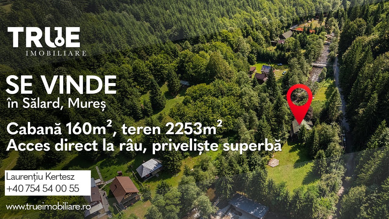 Cabană de vânzare în Valea Sălardului – Refugiu montan cu teren generos ...