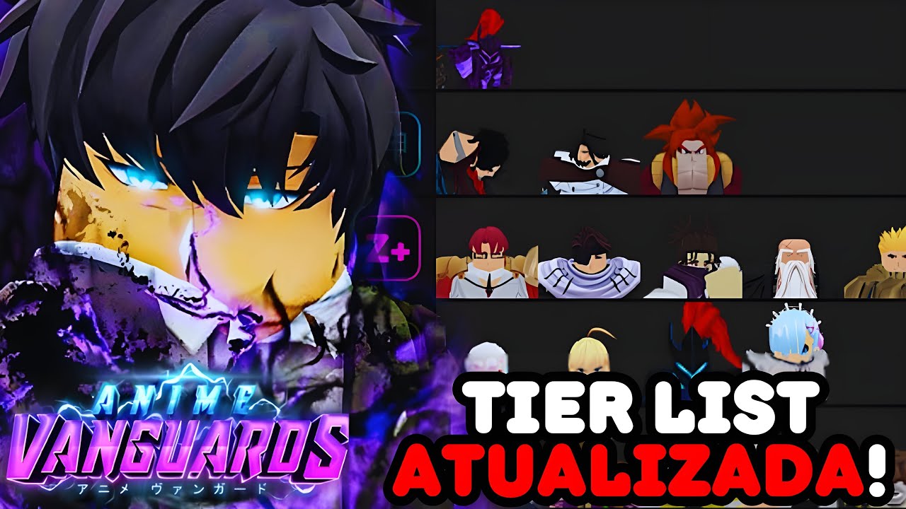 CONFERINDO A TIER LIST COMPLETA E ATUALIZADA DO ANIME VANGUARDS ROBLOX ...