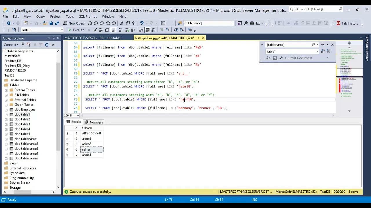 6 Select Part 1 Microsoft SQL Server - YouTube