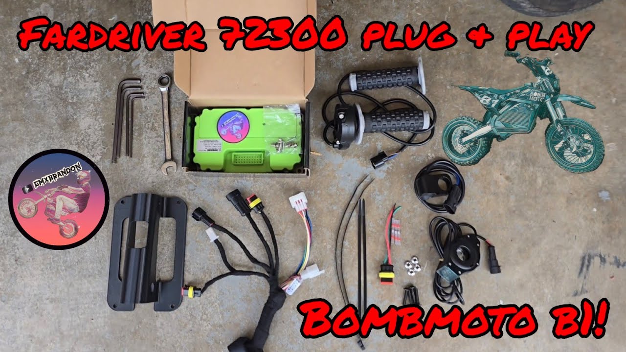 Plug & Play Fardriver Kit For Your BombMoto B1! Pretuned 72300 | How To ...