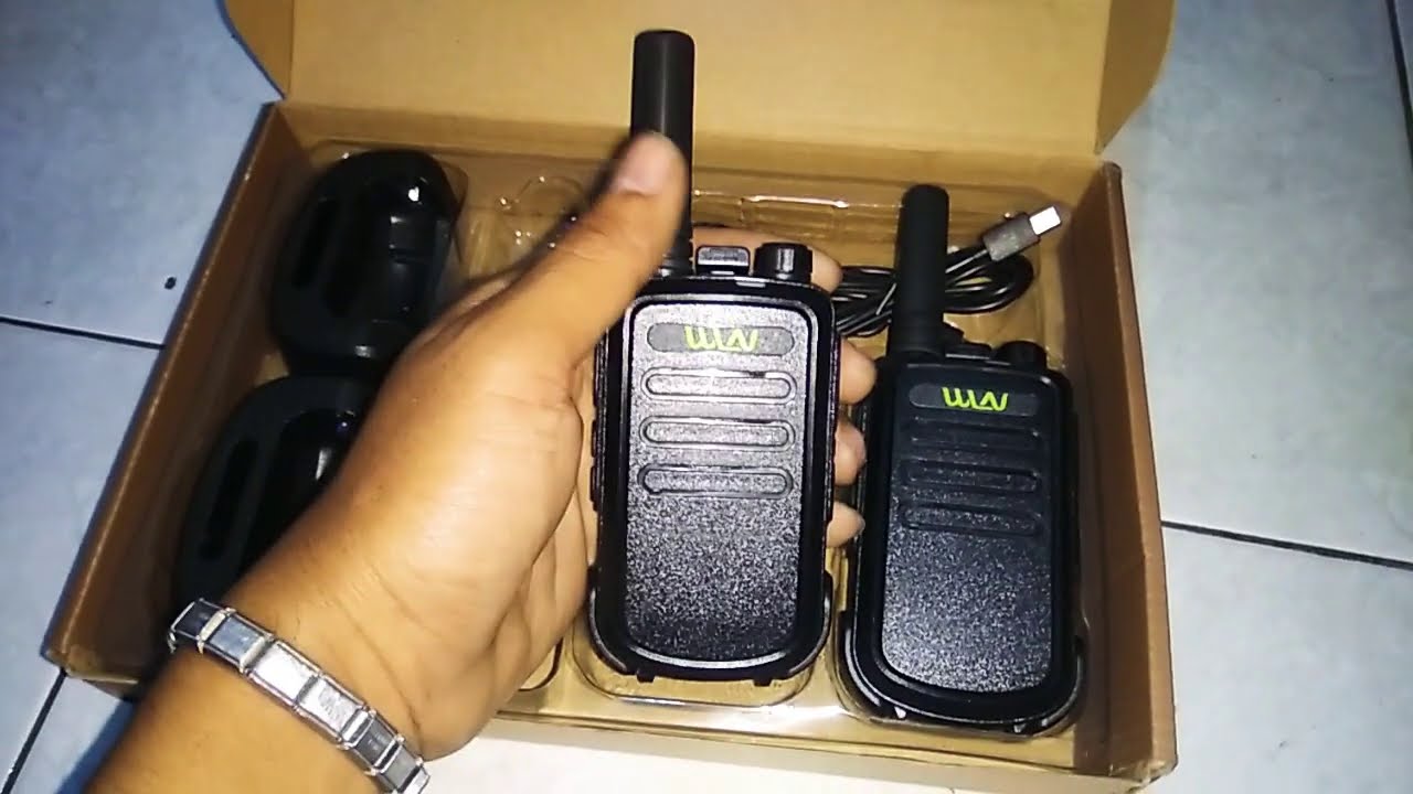 Ht walkie talkie WLN/WLAN KD-C100U 5 watt frekuensi uhf 400-470Mhz yg ...