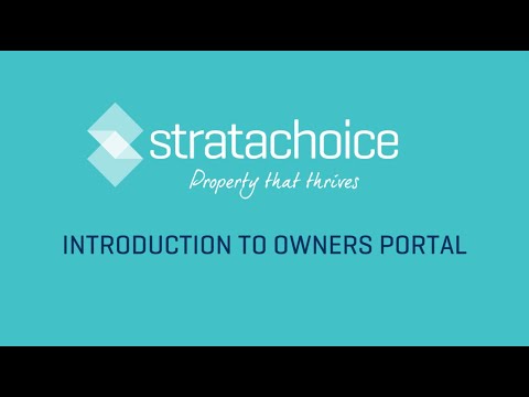 Introduction to Owners Portal - YouTube