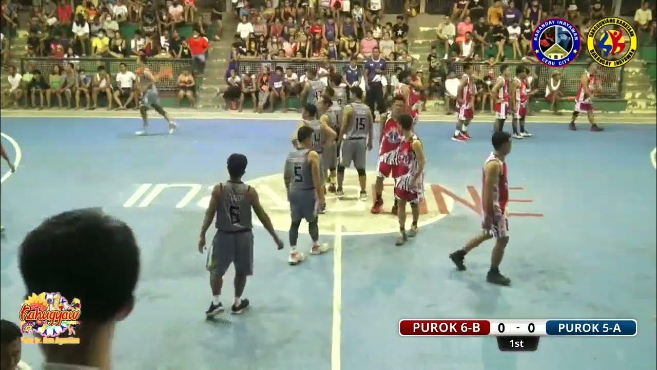 PUROK 5 A vs PUROK 6 B SENIORS CHAMPIONSHIP GAME | BRGY. INAYAWAN - YouTube