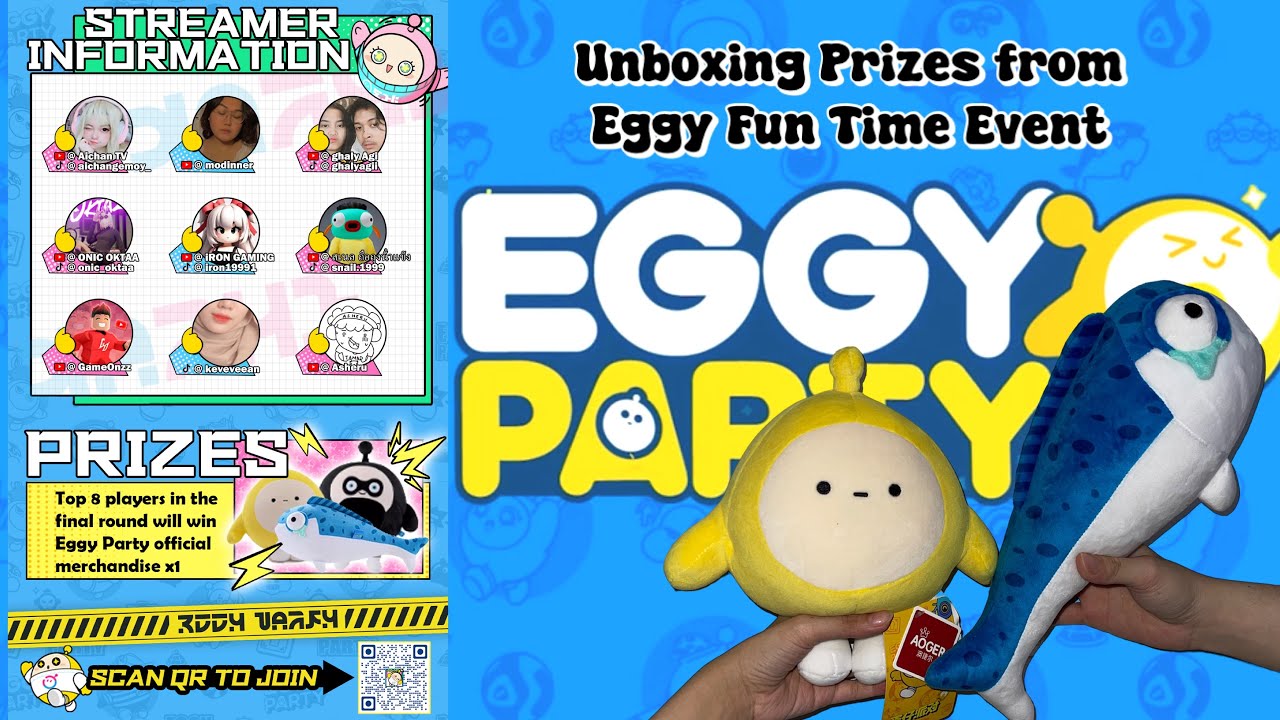 Unboxing Prizes From Eggy Fun Time Event - YouTube