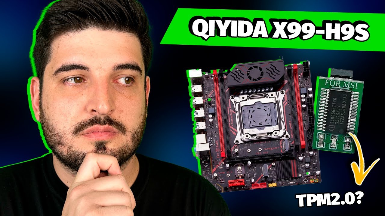 Xeon X99 com TPM 2.0? A QIYIDA X99-H9S diz que suporta! Testes AO VIVO ...