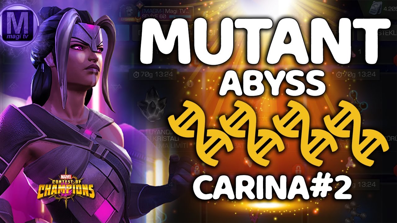 🔴MUTANT ABYSS part#2 - CARINA GÖREVLERİ#2 - MCOC - MARVEL ŞAMPİYONLAR ...