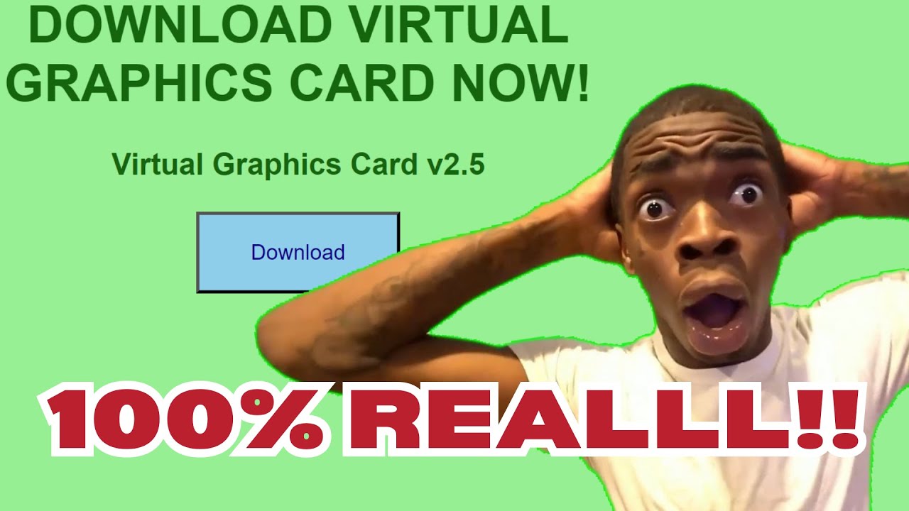 Virtual Graphics Card Download!! || 100% FREE! - YouTube