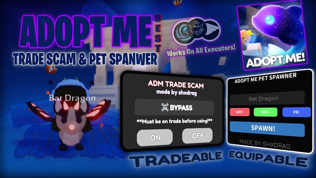 [NEW UPDATE] BEST! OP ADOPT ME PET SPAWNER & TRADE SCAM/FREEZE SCRIPT🔥 ...
