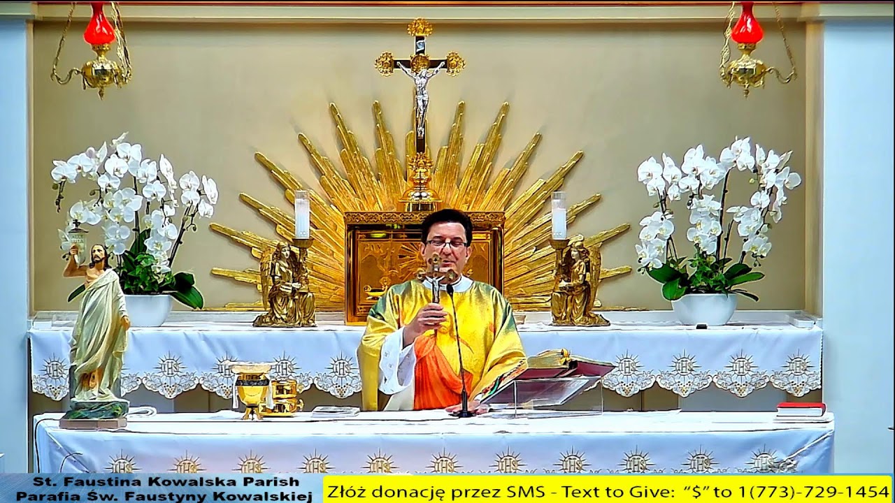 9:00 Wniebowstapienie Pańskie. Msza sw. w par.sw.Faustyny - 06.01.2025 ...