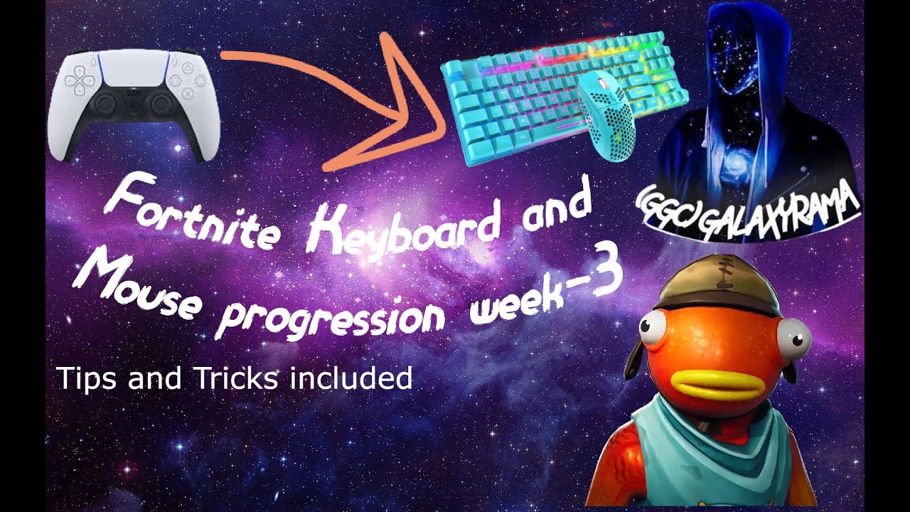 My 3 week Fortnite Keyboard and Mouse progression - YouTube