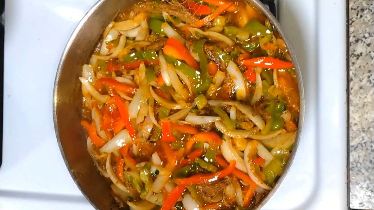 Boiled breadfruit with salted herring sauce #haitian Food #veritab ak ...