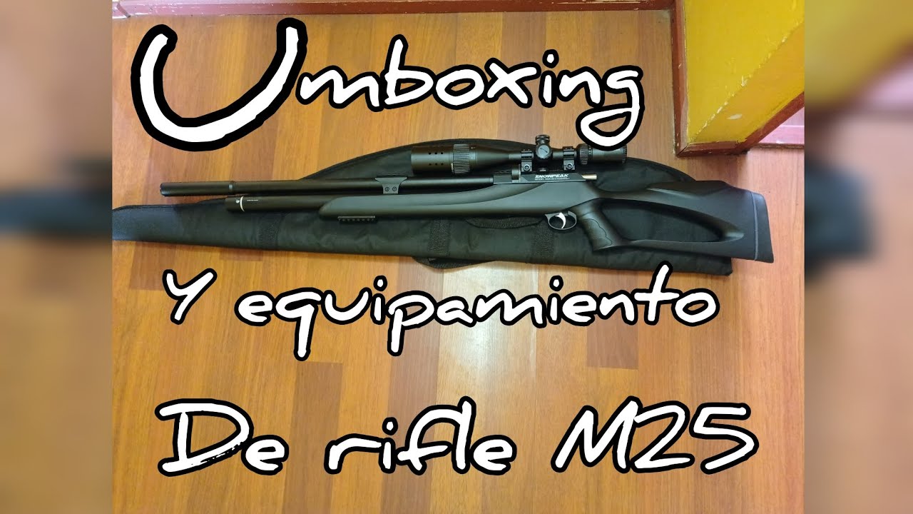 Umboxing de Rifle m25 5,5/pcp/m25 - YouTube