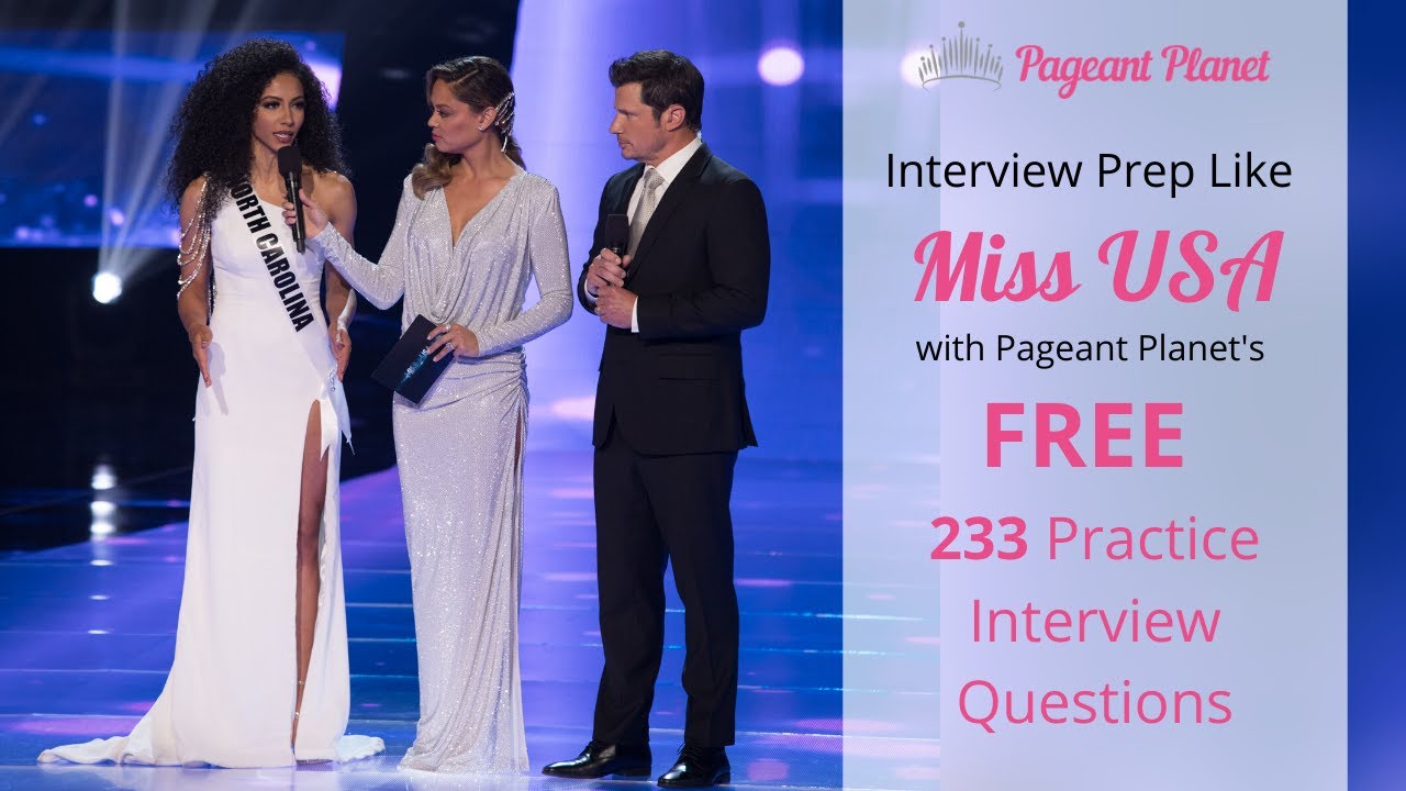 Prepare Like Miss USA with 233 FREE Practice Pageant Interview ...