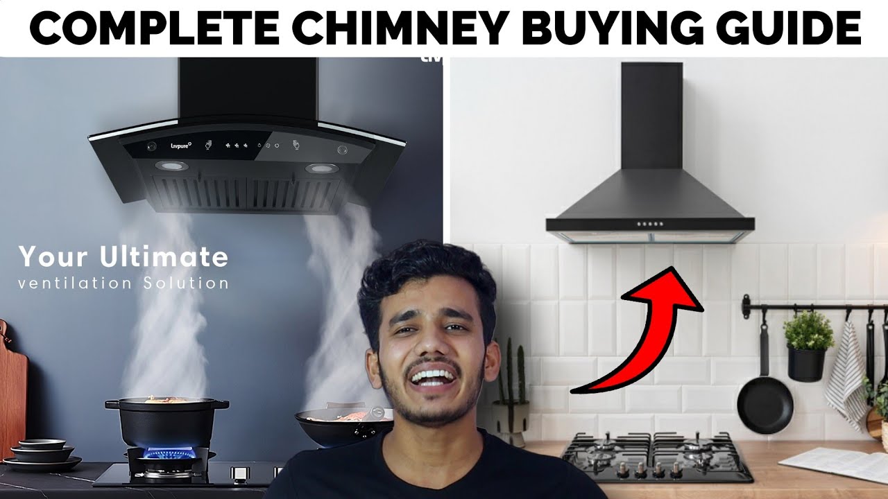 How to Select Best Chimney For Kitchen | Suction power | Duct vs ...