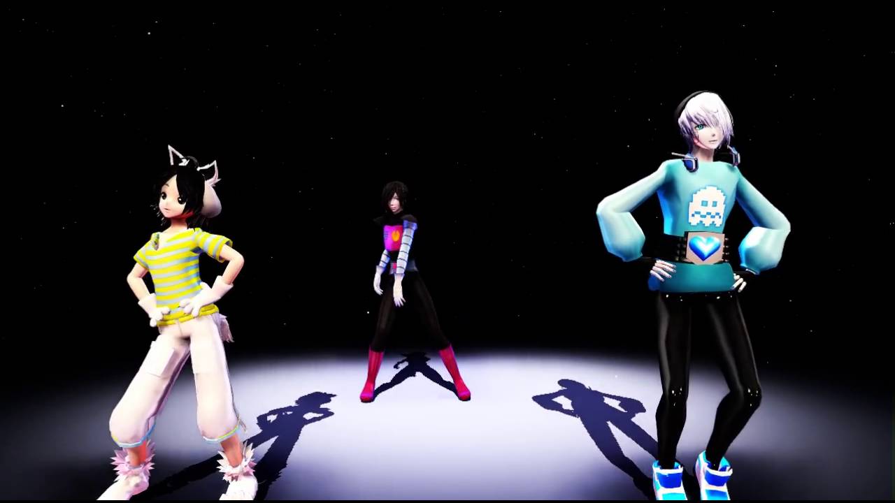 【MMD & Undertale】Chaos Of Love【Mettaton, Napstablook, Temmie!】 - YouTube