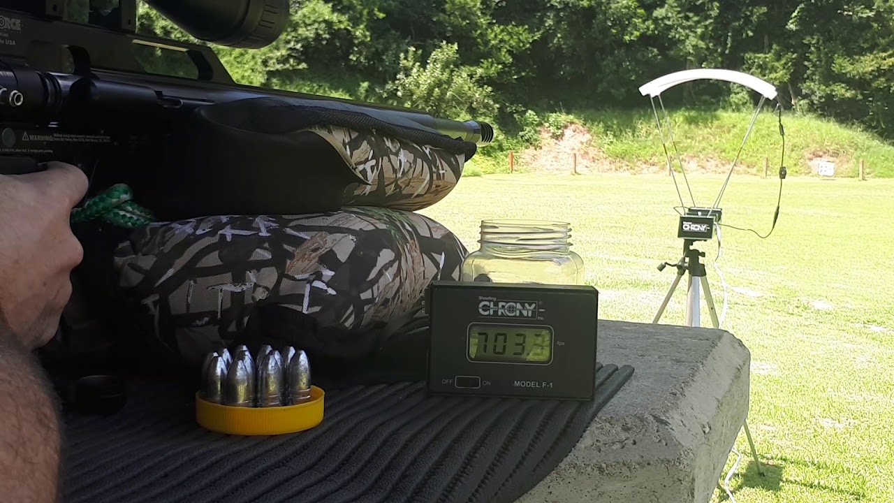 Super Tex 50 cal ( Airforce Texan ) shooting 633 grain Bullet ...