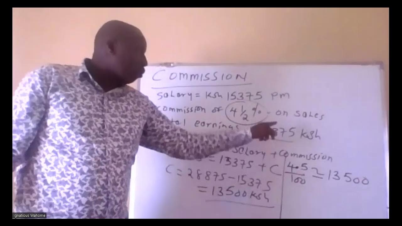 form 1 mathematics kcse 2005 and 2015 commision - YouTube