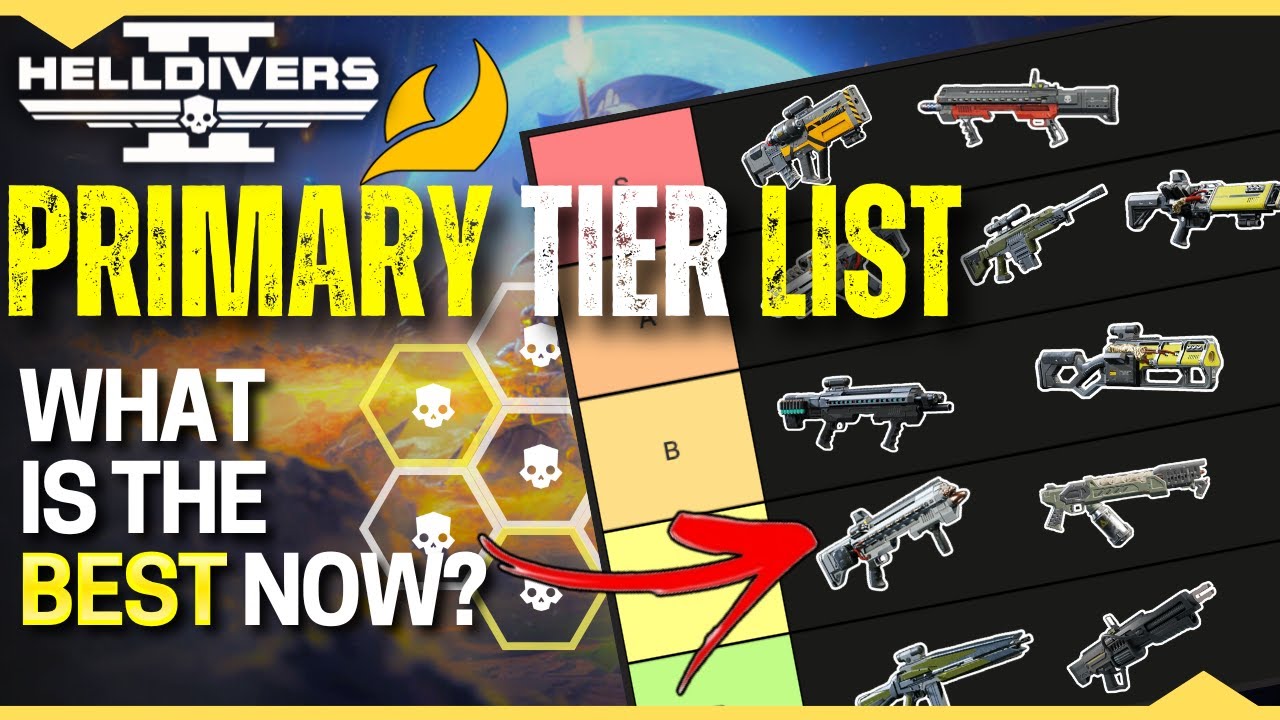 Helldivers 2: UPDATED Primary Tier List Terminids Edition - YouTube