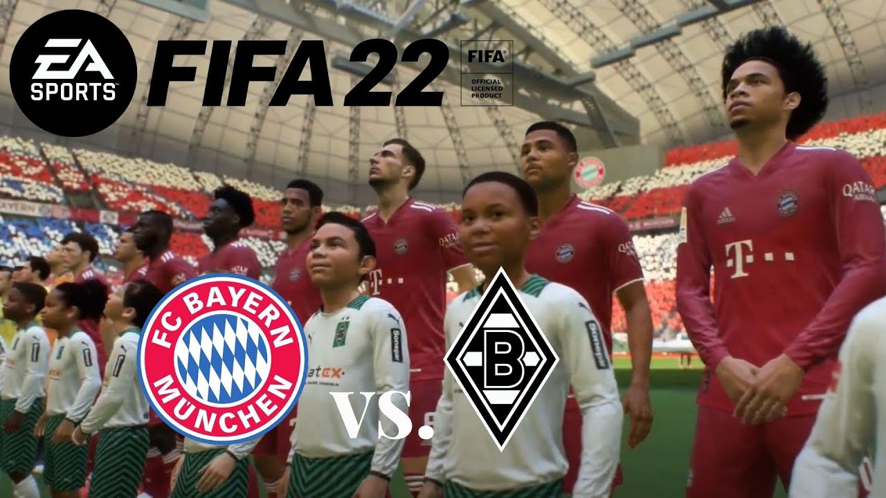 FIFA 22 FC Bayern München gegen Borussia Mönchengladbach (deutsch ...