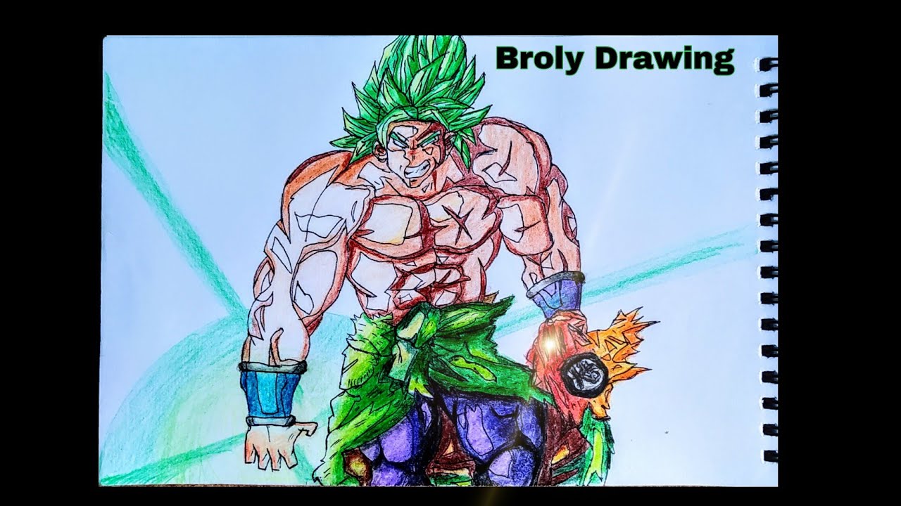 Broly Ssj5 Drawing