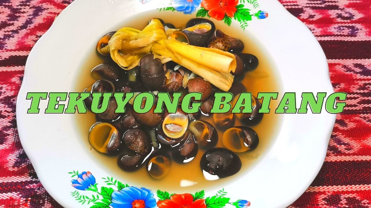 Masak Tekuyong Batang | Siput Bulat | Siput Timba - YouTube