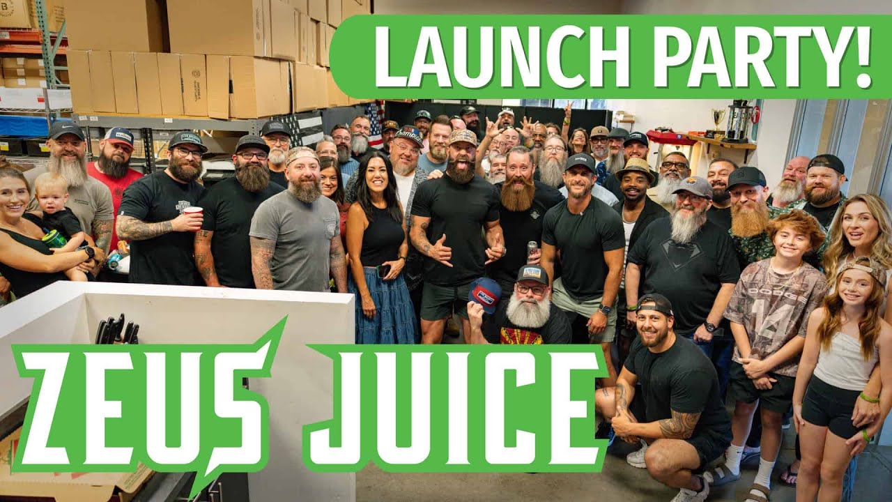 Zeus Juice Launch Party Recap at Live Bearded HQ - YouTube