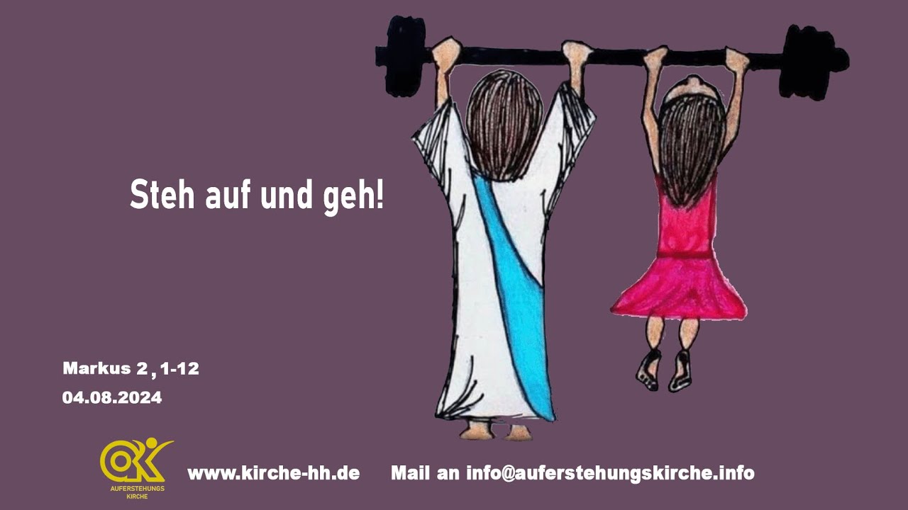„Steh auf und geh!“ | Stephan H. | Markus 2,1-12 - YouTube
