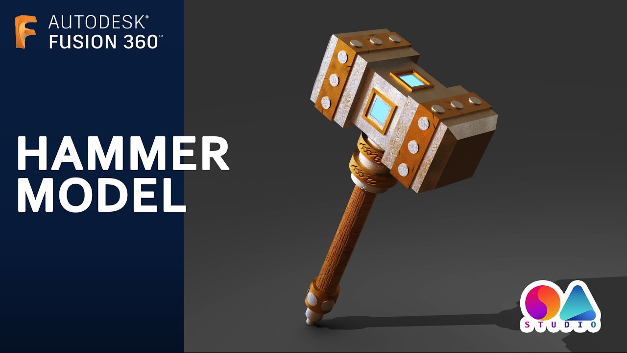 Fusion 360 (Ep 26) - Hammer Model - YouTube