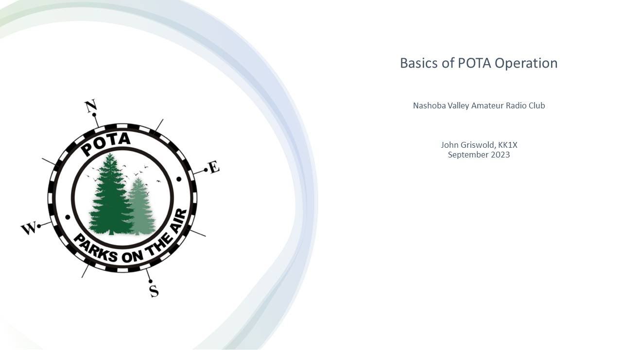 Basics of Parks on the Air® (POTA) - YouTube