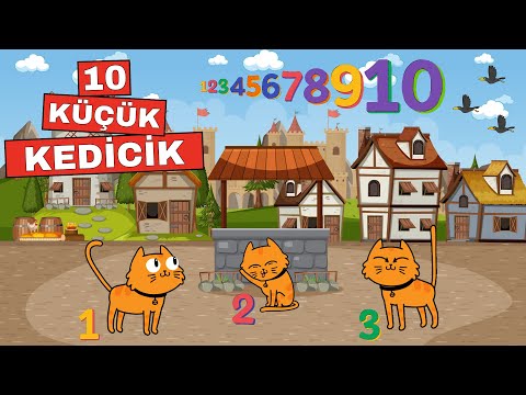 On Küçük Kedicik · Eğlenceli Bebek ve Çocuk Şarkısı · Çizgi Film · Türkçe Çocuk Şarkısı