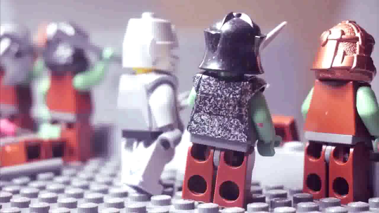 Lego Castle Kingdoms Attack of the Orcs MUST SEE! EPIC BATTLE! - YouTube
