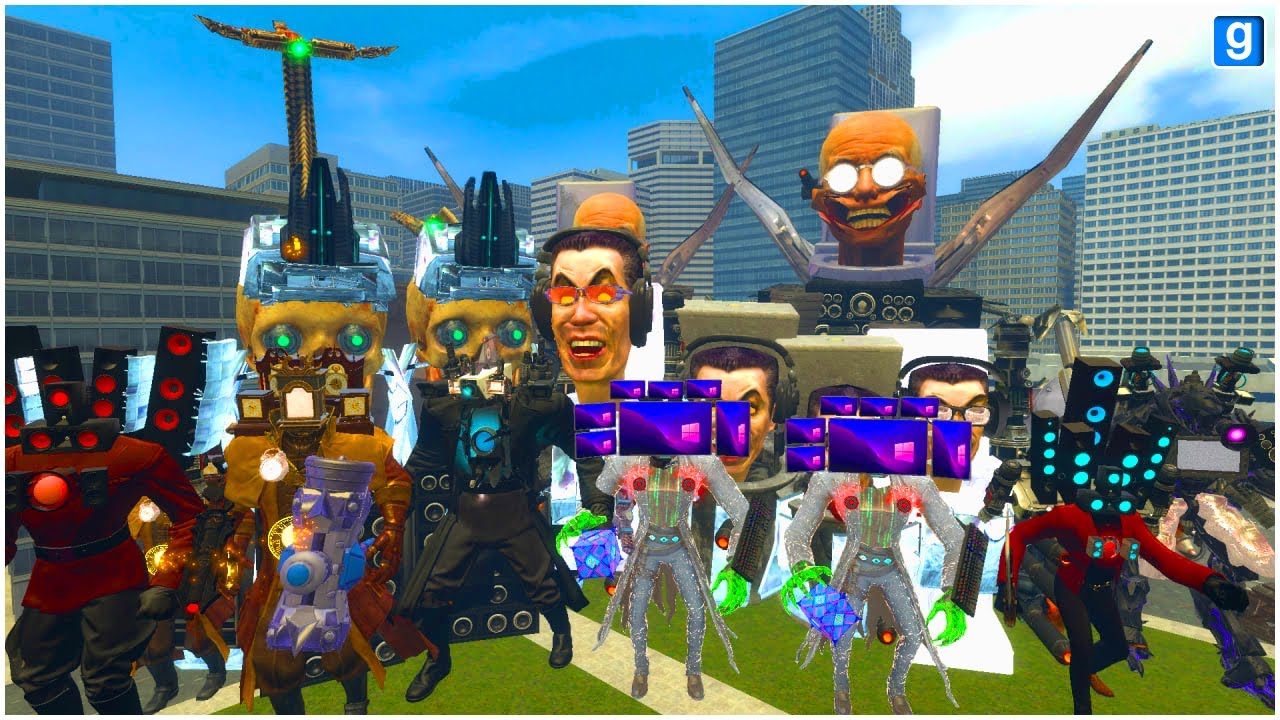 NEW SKIBIDI SCIENTIST AND HYPNO and GMAN TOILET vs CAMERAMAN and PCMAN ...